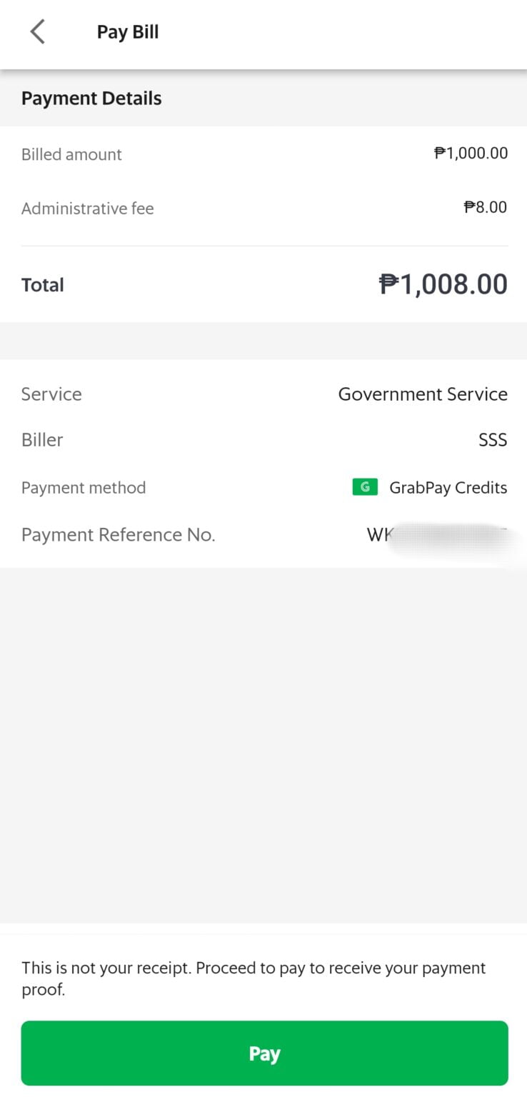 How to Pay SSS WISP Plus contribution via GrabPay - Poor Pinoy Investor ...