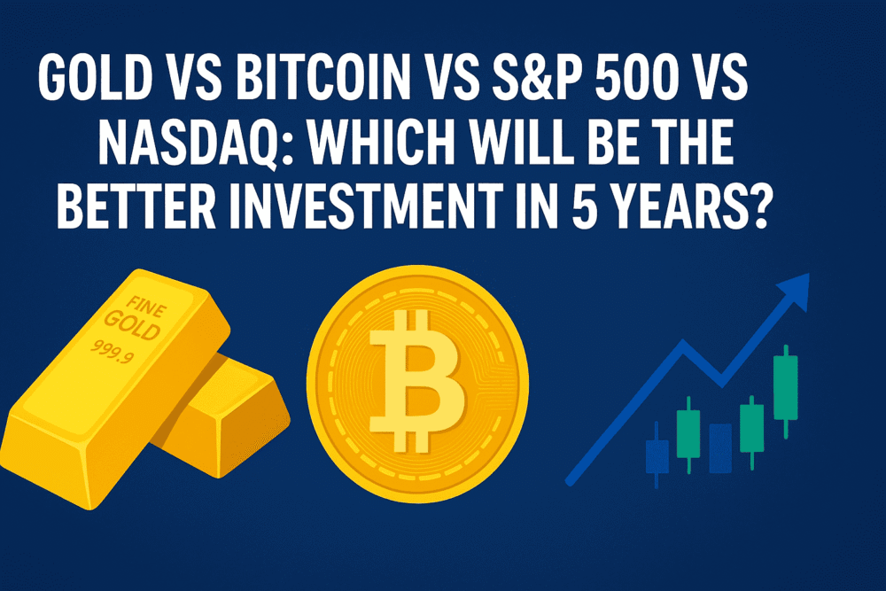 Gold vs Bitcoin vs S&P 500 vs NASDAQ: Which Will Win in the Next 5 ...