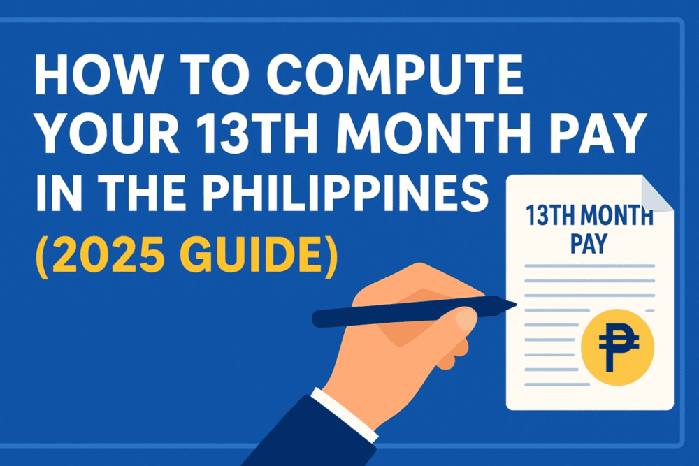 How to Compute Your 13th Month Pay in the Philippines (2025 Guide)Poor ...