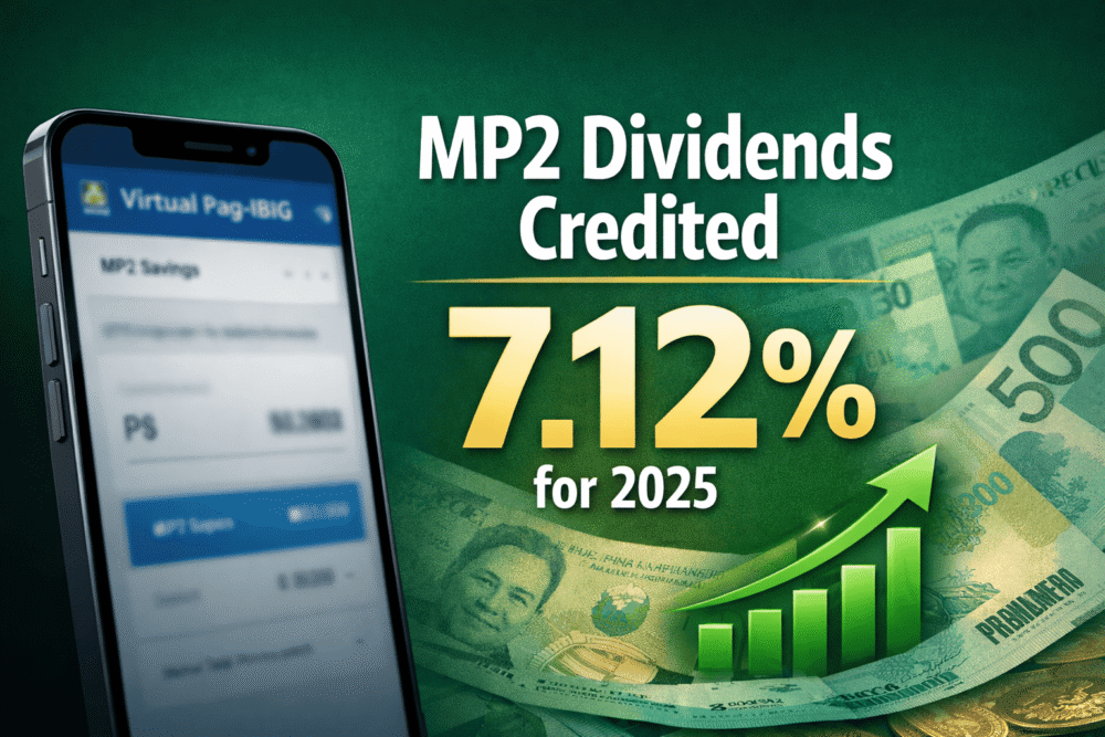 2025 Pag-IBIG MP2 Dividends Credited (7.12%) – How to Check Your ...