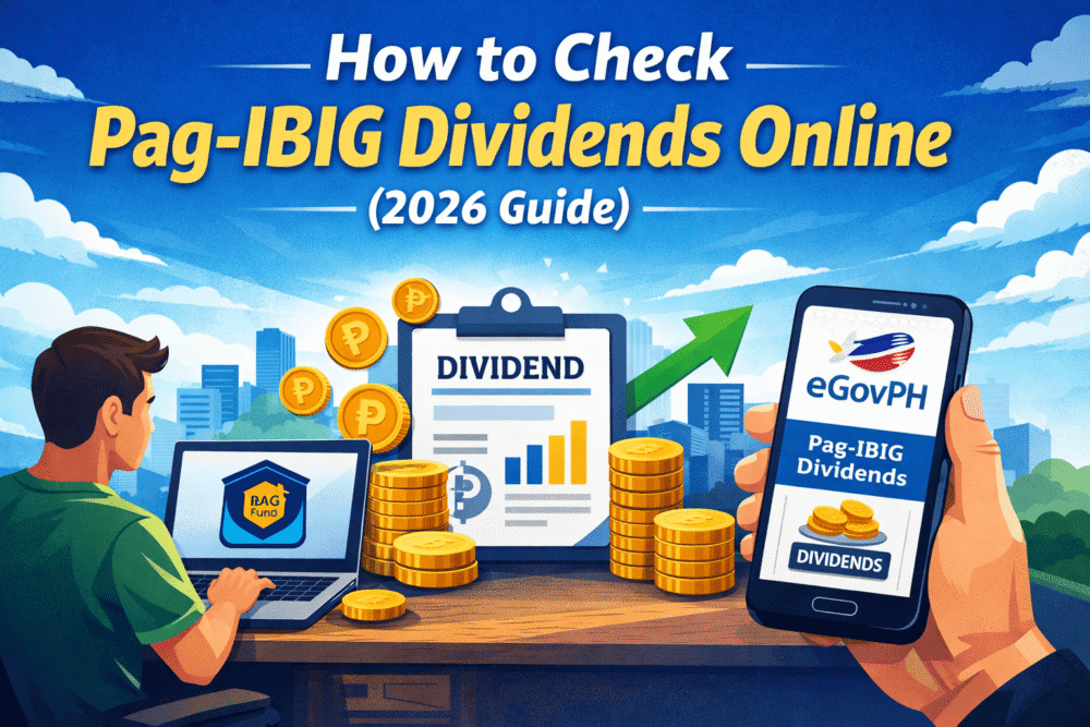 How to Check Pag-IBIG Dividends Online (2026 Guide)Poor Pinoy Investor ...