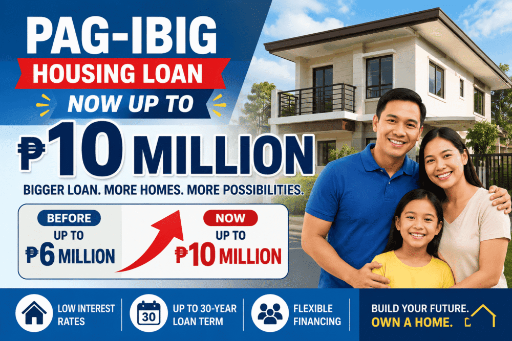 Pag-IBIG Increases Maximum Housing Loan to ₱10 Million in 2026Poor ...